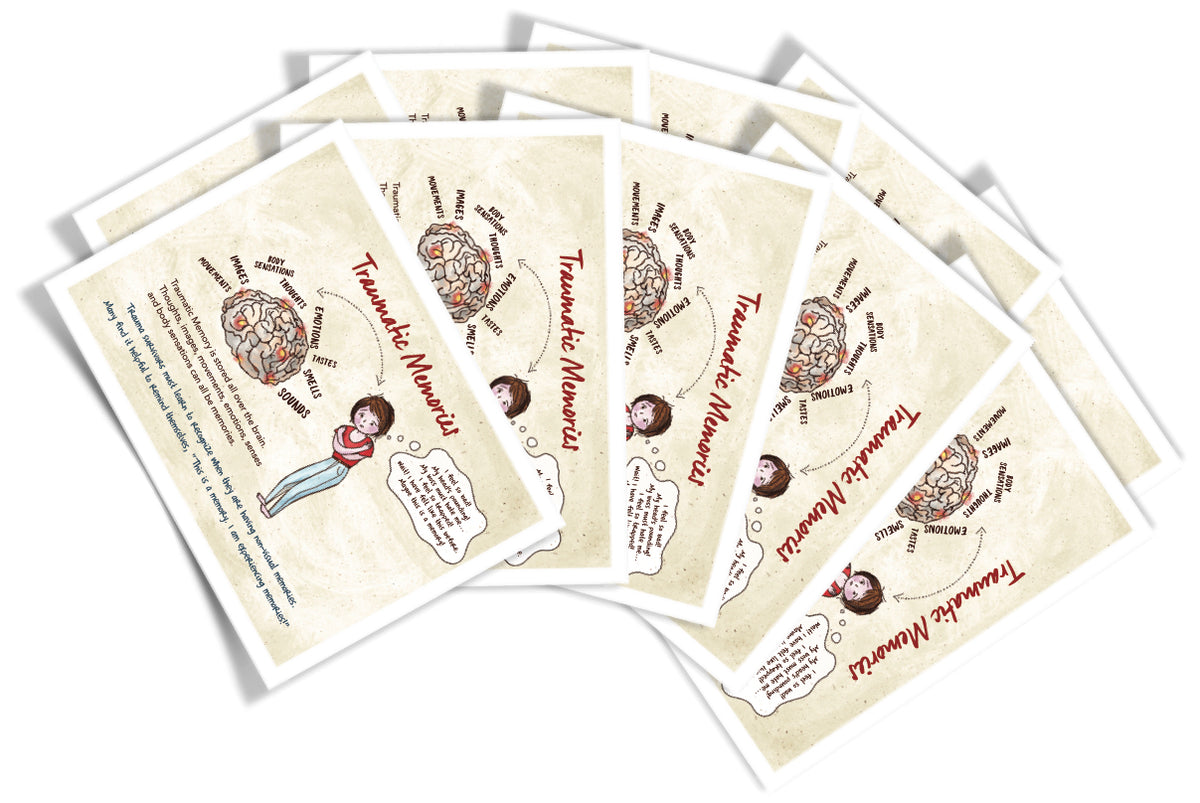 "Traumatic Memories" Postcards - 10 pack – Trauma Recovery Store