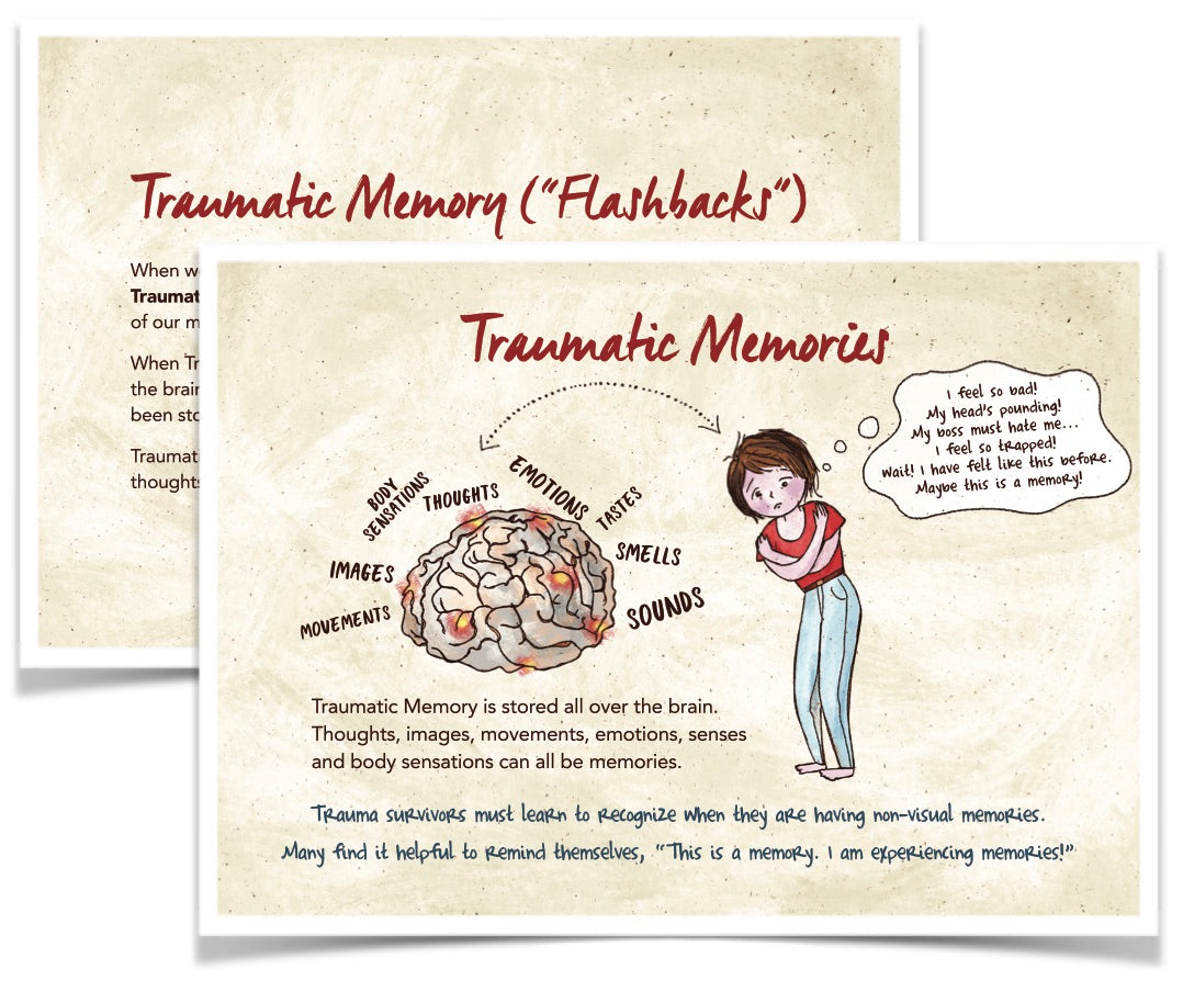 Postcard - "Trauma Memories Postcard" – Trauma Recovery Store